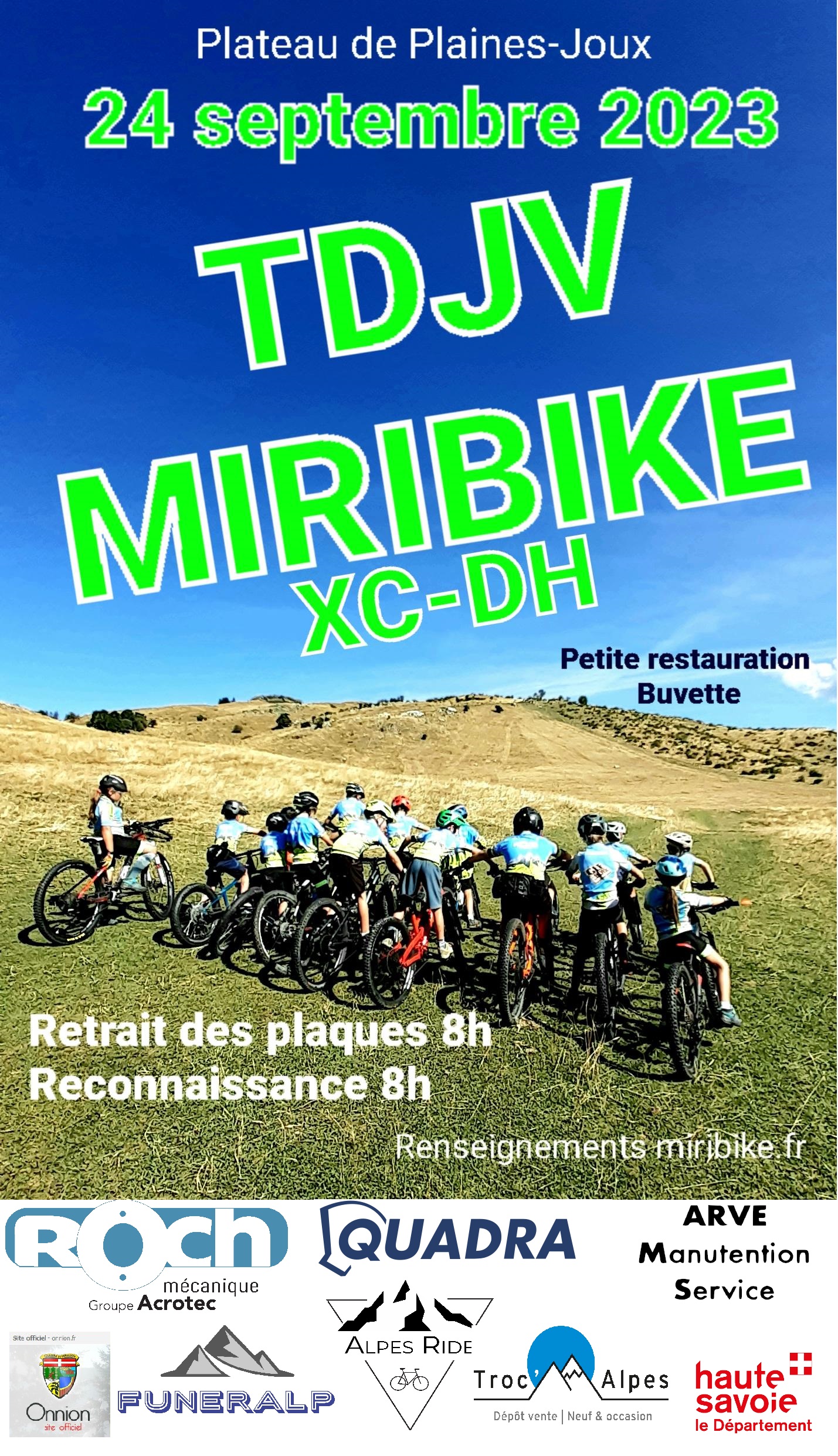 TDJV MIRIBIKE 24.09.2023 - Comité Cyclisme 74